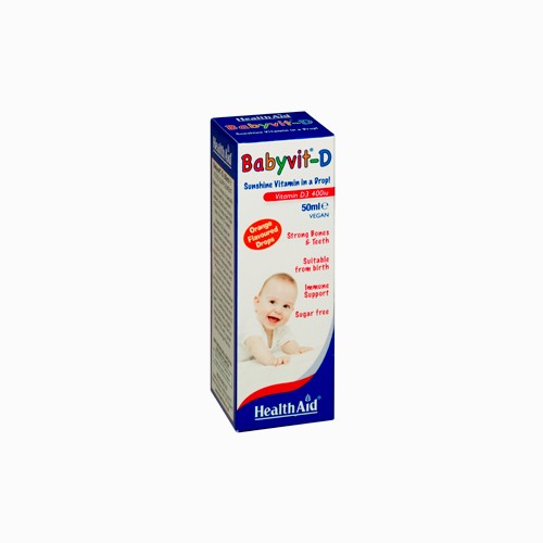 Health Aid Baby Vitamin D Liquid Drops 50ml - Portman's Pharmacy