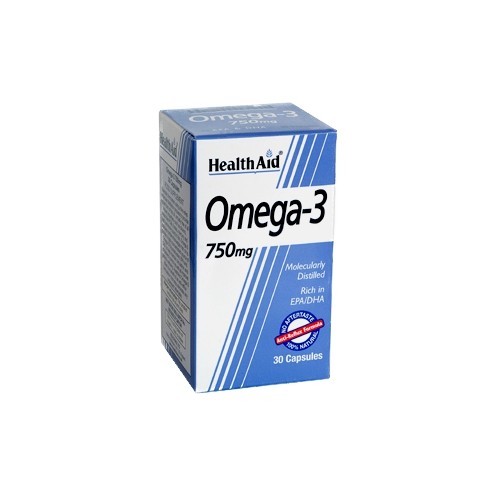 Health Aid Omega-3 750mg 30 Capsules - Portman's Pharmacy