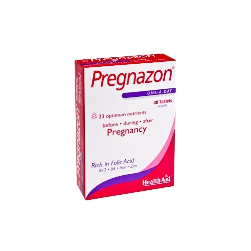 Health Aid Pregnazon 30 Tablets - Portman's Pharmacy