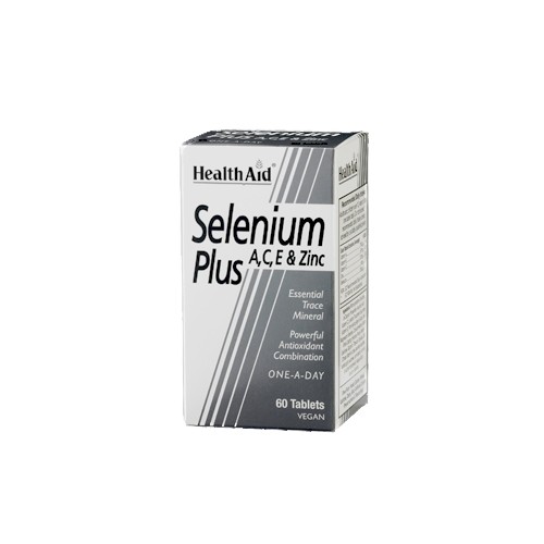 Health Aid Selenium Plus A, C, E, & Zinc 60 Tablets - Portman's Pharmacy