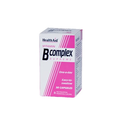 Health Aid Vitamin B Complex Supreme 30 Capsules - Portman's Pharmacy