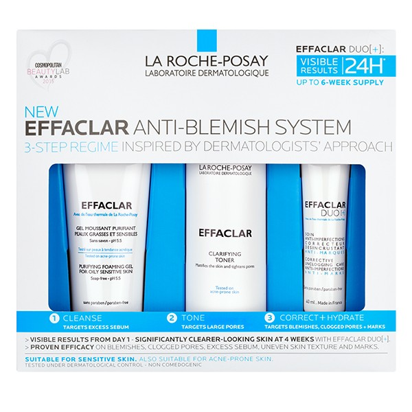 LA ROCHE POSAY Effaclar Anti-Blemish System 6 Week Supply 365ml ...