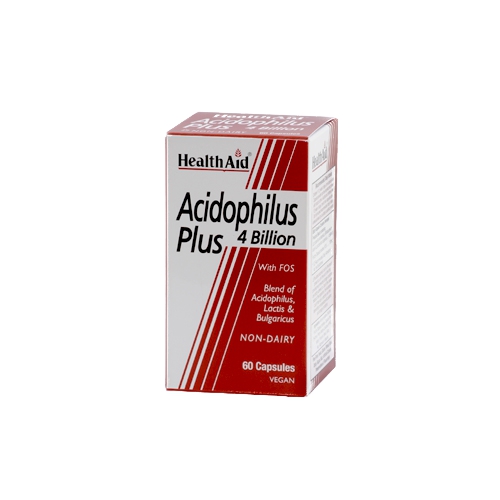 Health Aid Acidophilus Plus 4 Billion 60 Capsules - Portman's Pharmacy