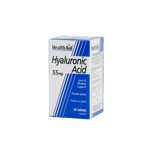 Health Aid Hyaluronic Acid 55mg 30 Tablets - Portman's Pharmacy